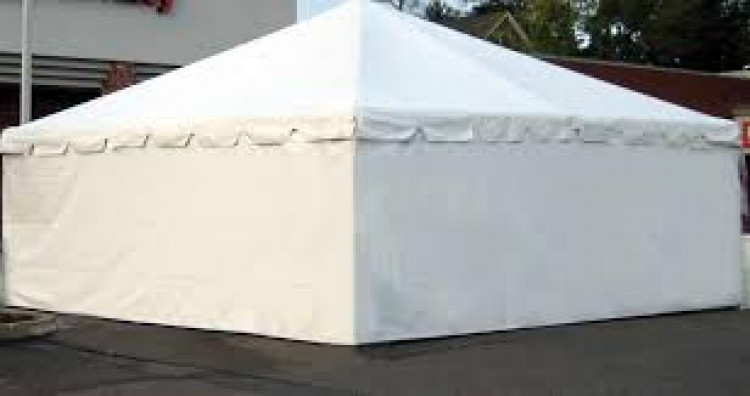 40x40 Wedding Pole Tent - Central Illinois Tent Shelbyville IL